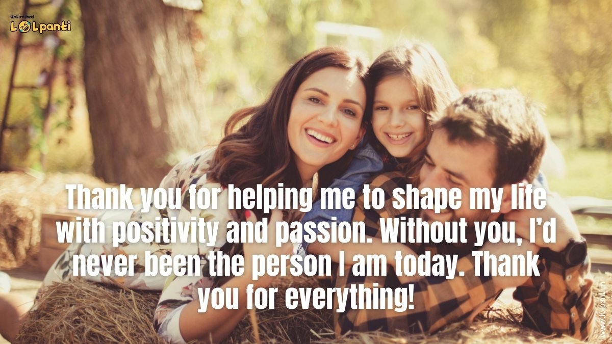 Thank You Message For Parents | Appreciation Messages